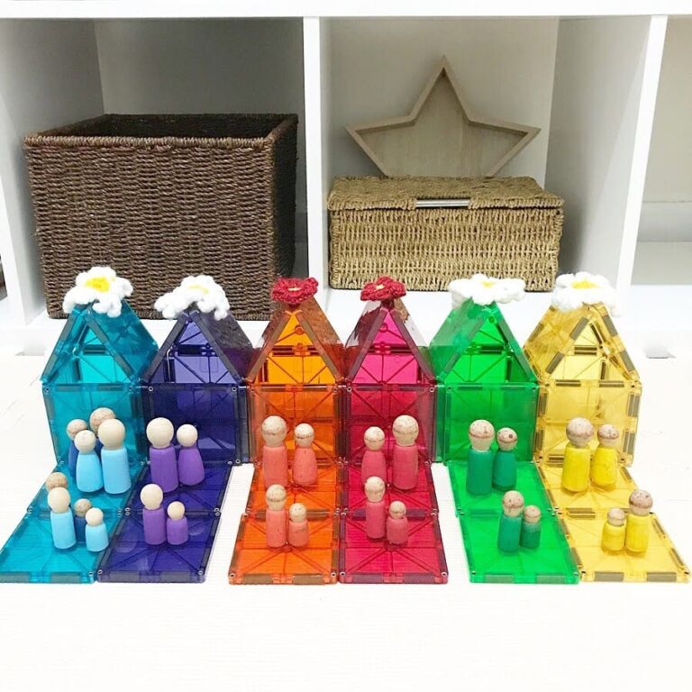 Ways to Play Magnetic Tiles for Endless Creativity - Stories of Play